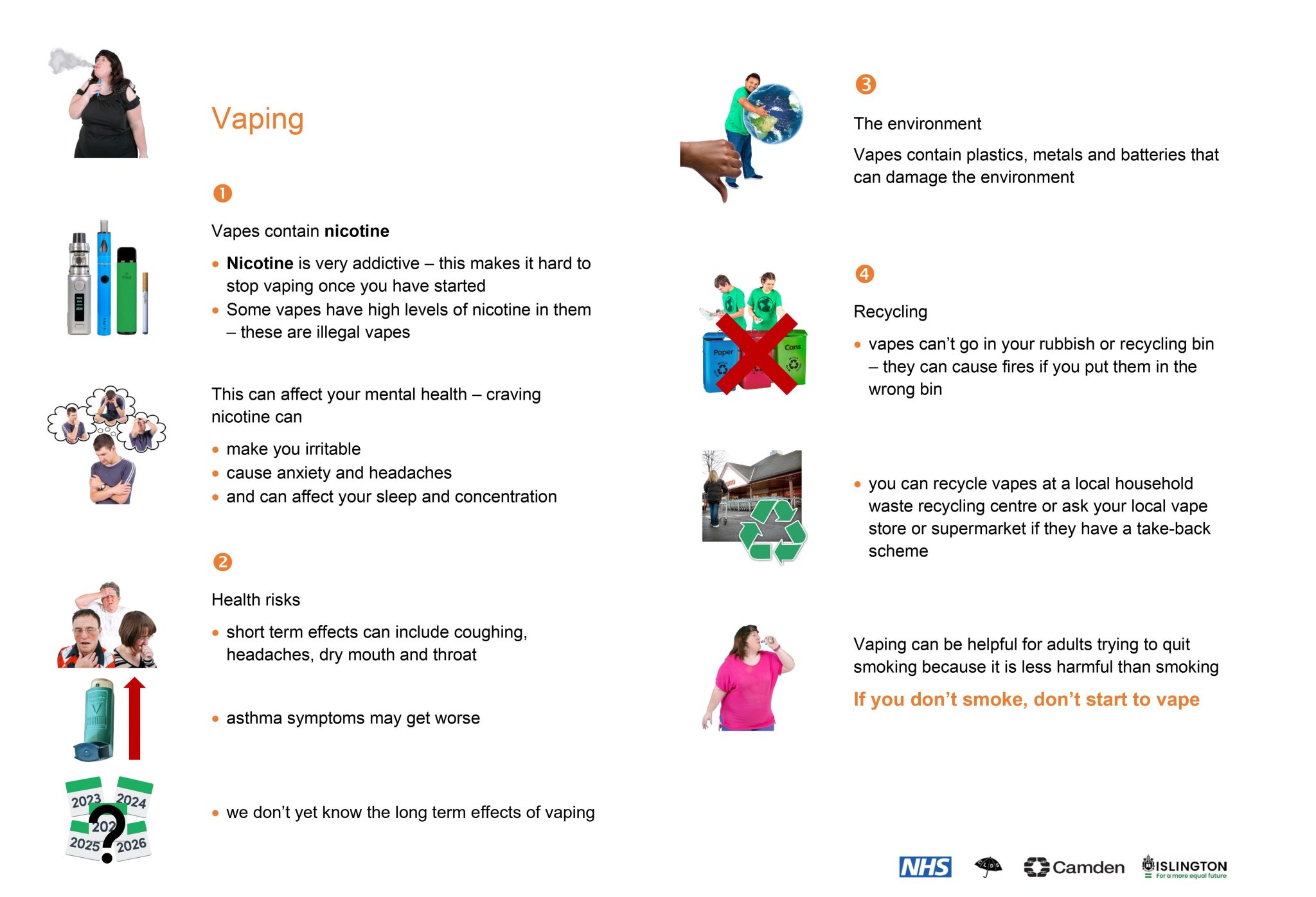 Vaping Leaflet - Breathe